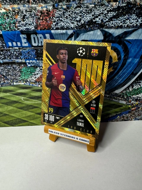 TOPPS MATCH ATTAX EXTRA 2024/25 2025 LAMINE YAMAL HUNDRED 100 CLUB Card #339 £2.99 - PicClick UK